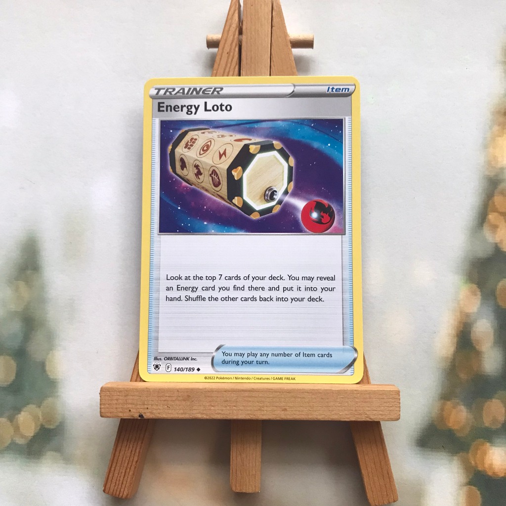 Pokemon Energy Loto 140/189 Picture Card - Genuine English Uncommon Odd ...