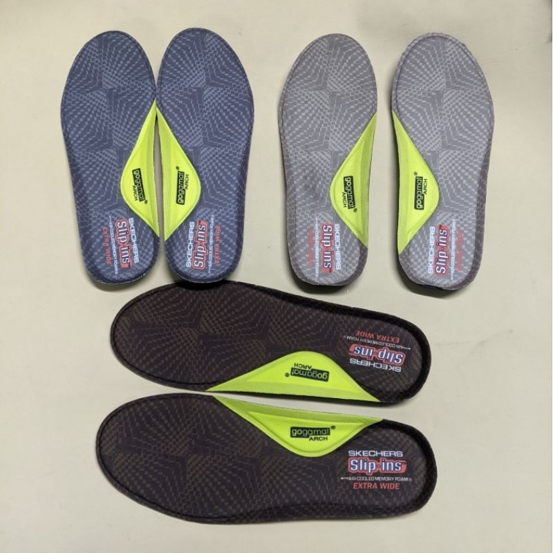 Skechers extra wide Shoe Insoles Are Smooth And Comfortable | Shopee ...