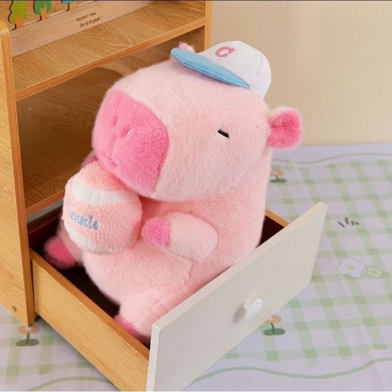 Capybara teddy bear, capybara teddy bear, pink capybara hugs and pulls ...