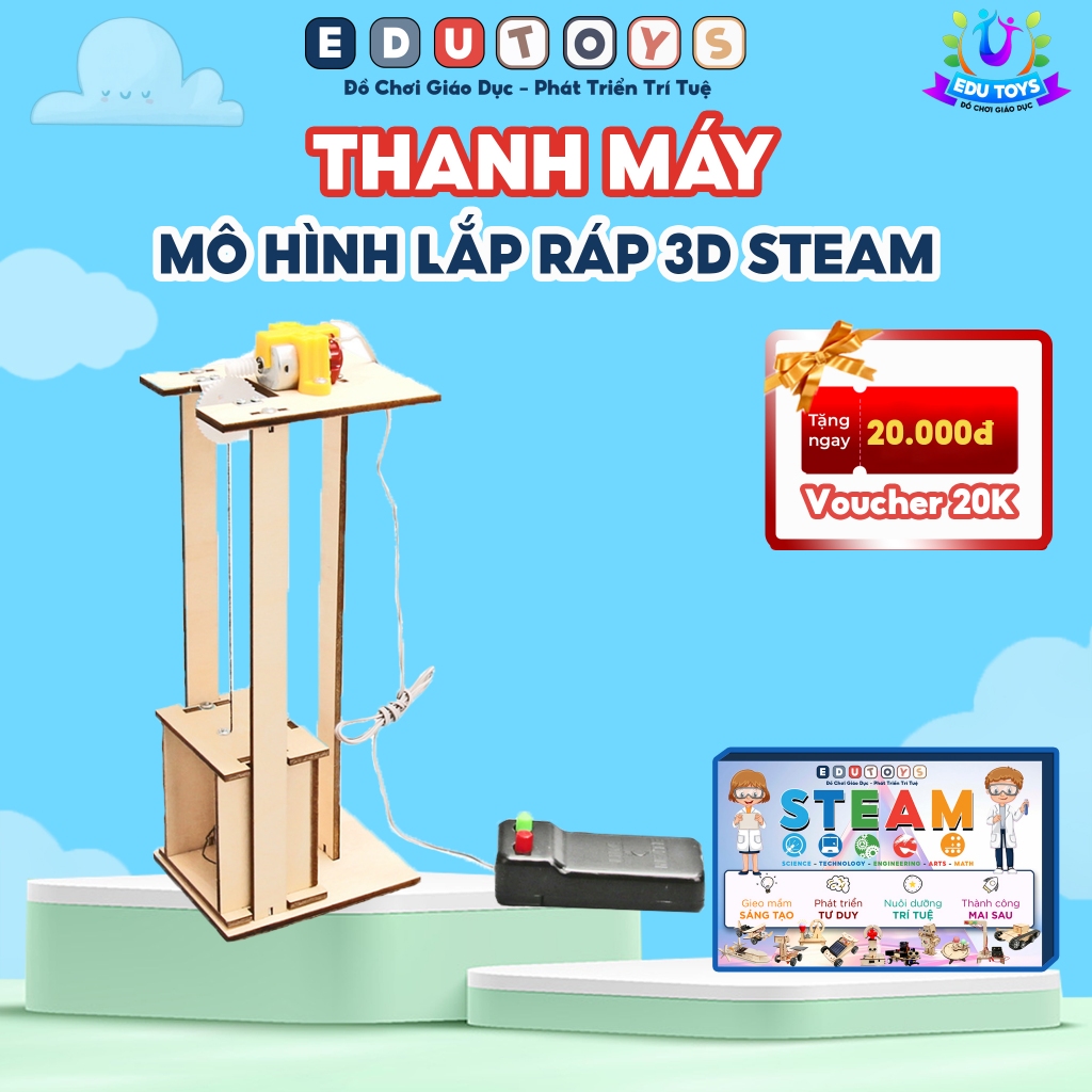 Steam Assembly Model Elevator 3D assembly toy Application in science ...