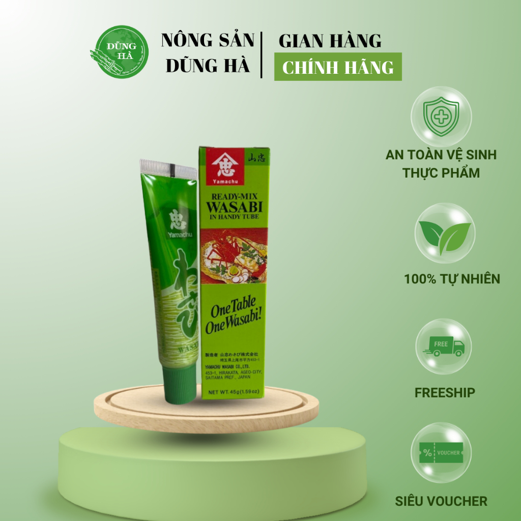 SUPER SPICY YAMACHU (WASABI) - Mustard for dipping seafood 45g | Shopee ...