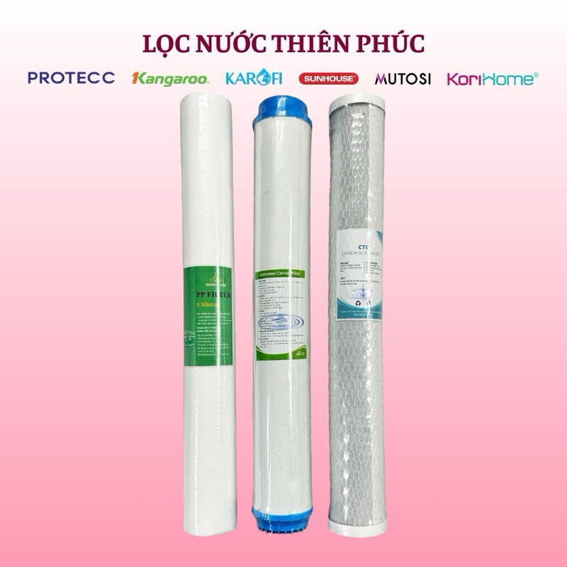 1,2,3 20 Inch Filter Element Set (PP - UDF - CTO) | Shopee Philippines