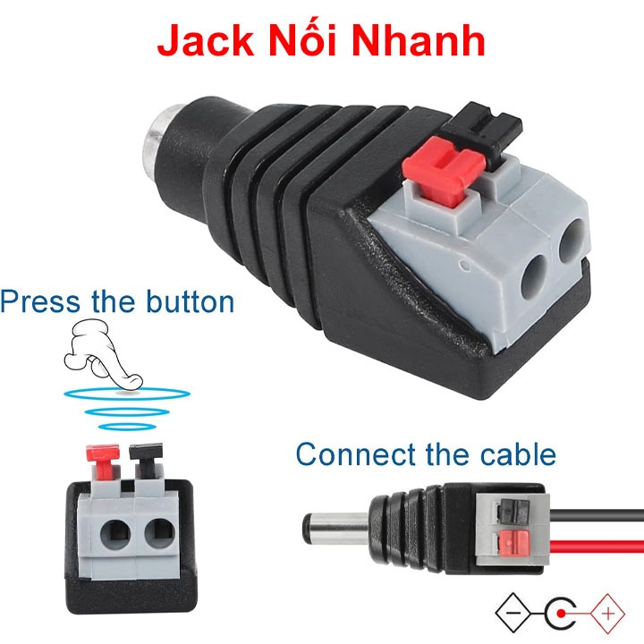 Quick Connect Male-Female Power Jack Set | Shopee Philippines
