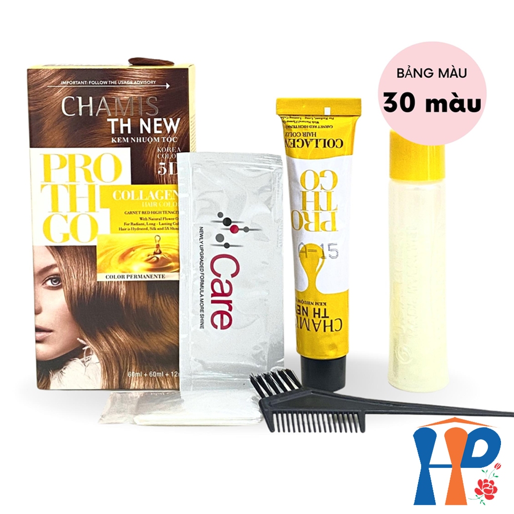 Chamis TH New Pro Collagen Hair Color 5D silver Hair dye 60ml (30 ...