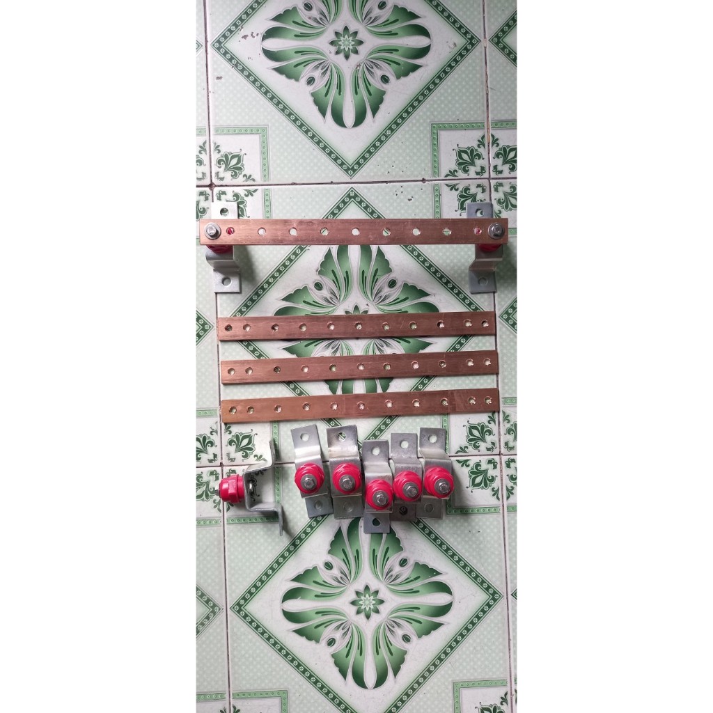 Busbar copper bar 25x4x300, Copper grounding bar 25x4x300, grounding ...