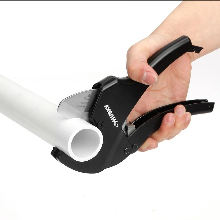 Husky pipe cutting scissors 1-1/4 in.PVC, CPVC, PP, PEX and PE punching ...