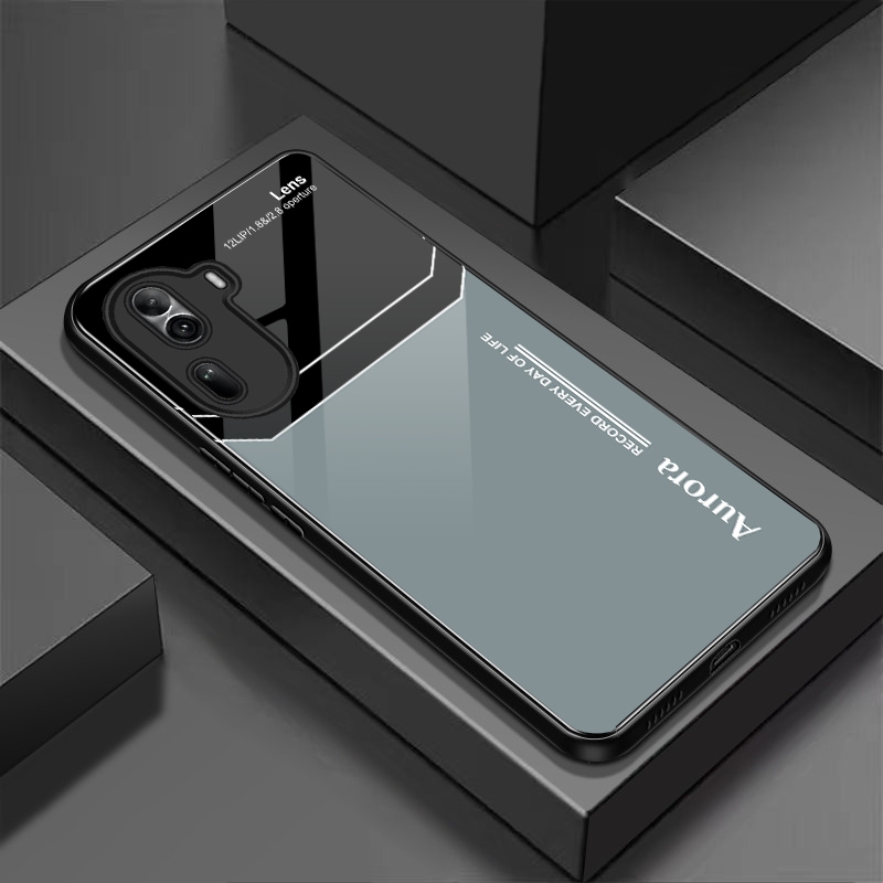 Oppo RENO 11 5G, RENO 11 PRO 5G Case Glass Back, Shockproof, Luxury ...