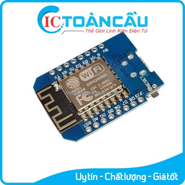 Mini ESP8266 Wemos D1 WiFi Transceiver Circuit With Plug + micro usb ...