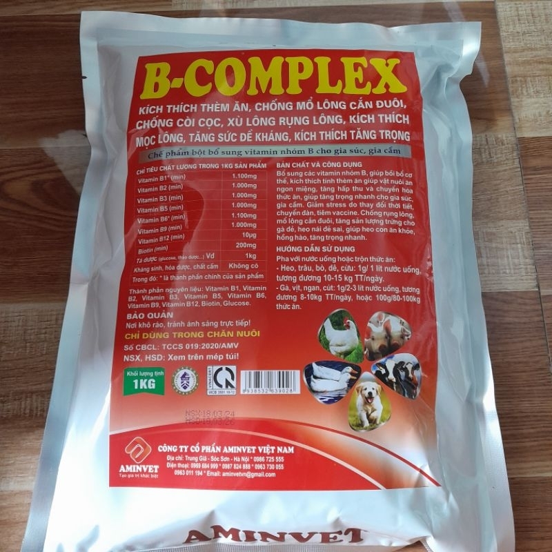 B complex 1kg Weight gain for chickens and ducks, weight gain, thick ...