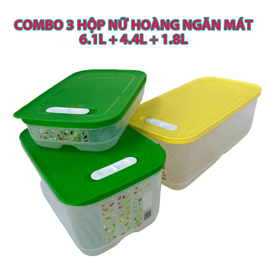 Combo 3 boxes of Ventsmart cool Queens (6,1L+4,4L+1,8L) with Breathing buttons - Genuine ...