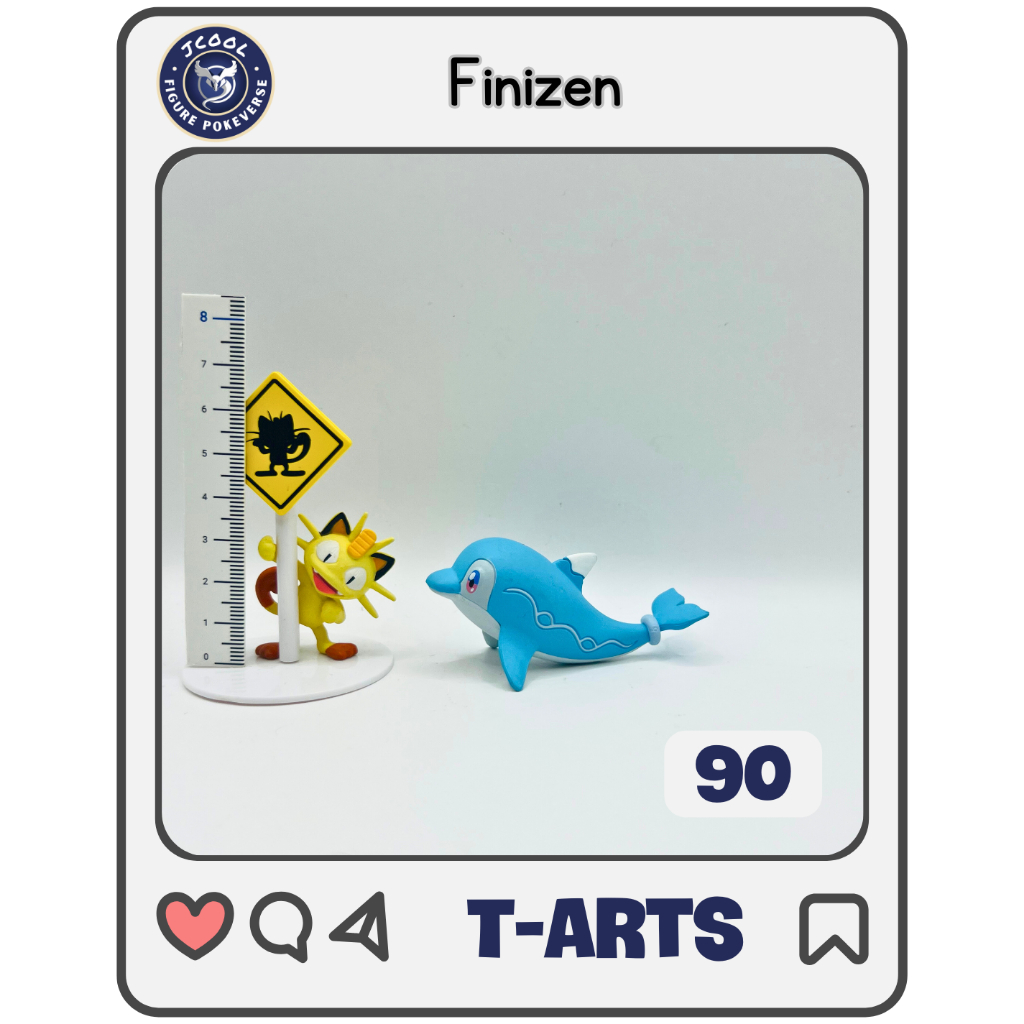 Finizen - Gen 9 Paldea region - Genuine Pokemon model T-ARTS brand 4 ...