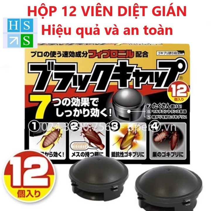 Japanese cockroach killer, Box of 12 tablets to completely kill ...