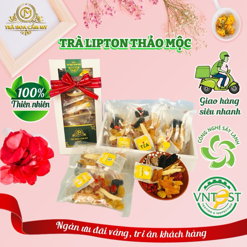 Lipton TEA, Box of 10 Mix packs: Lipton Tea, Longan, Goji berry ...