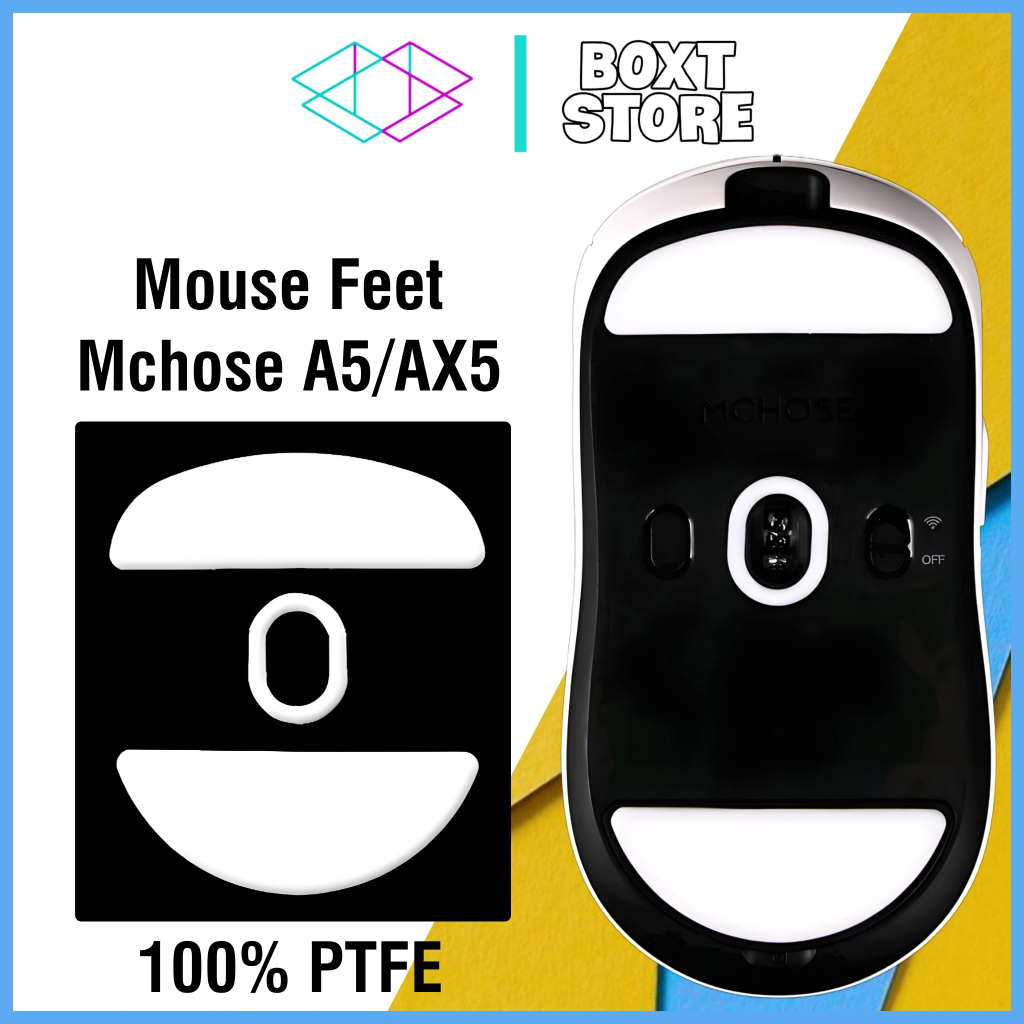 Mouse Feet PTFE WHITE ICE for Mchose A5 AX5 Pro Max Ultra Mouse - Feet ...