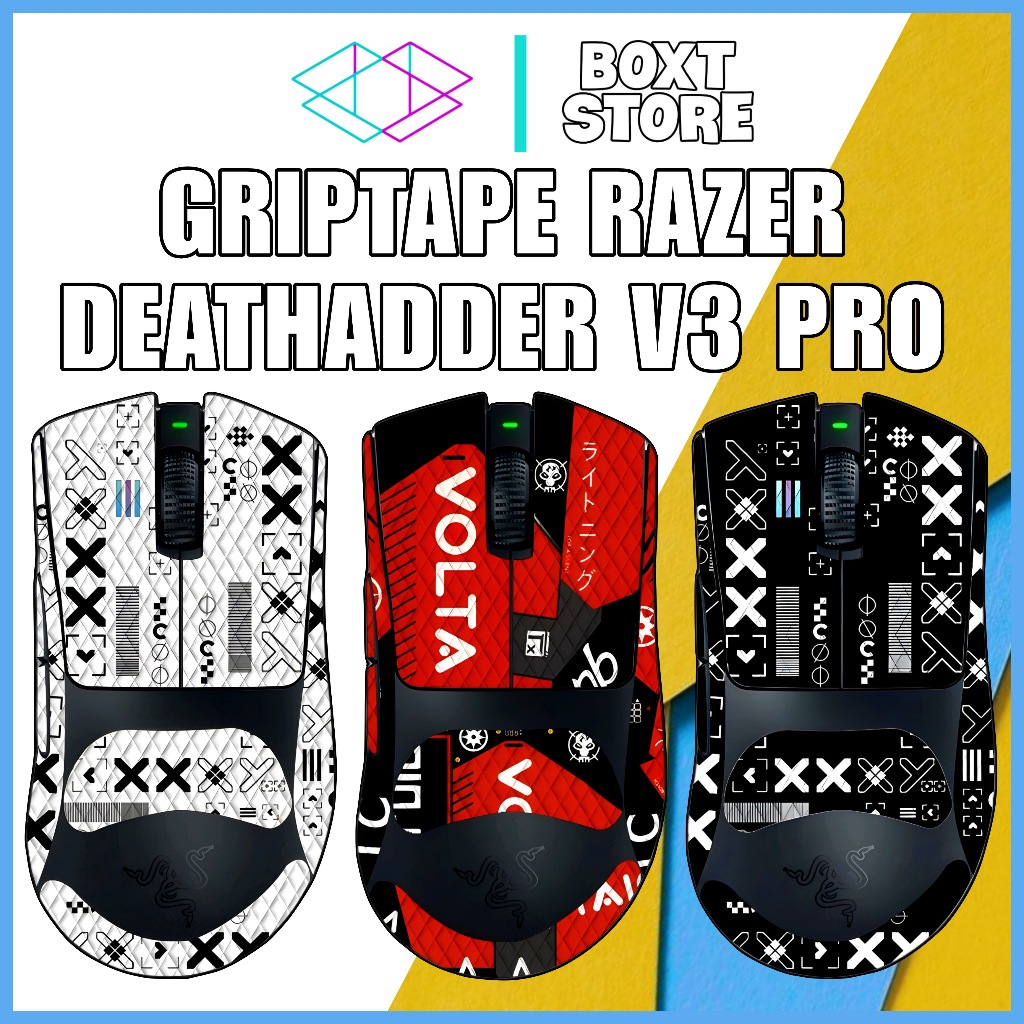 Razer DeathAdder V3 V4 Pro 3M Anti-Slip Grip Tape - Skin Gaming Mouse ...