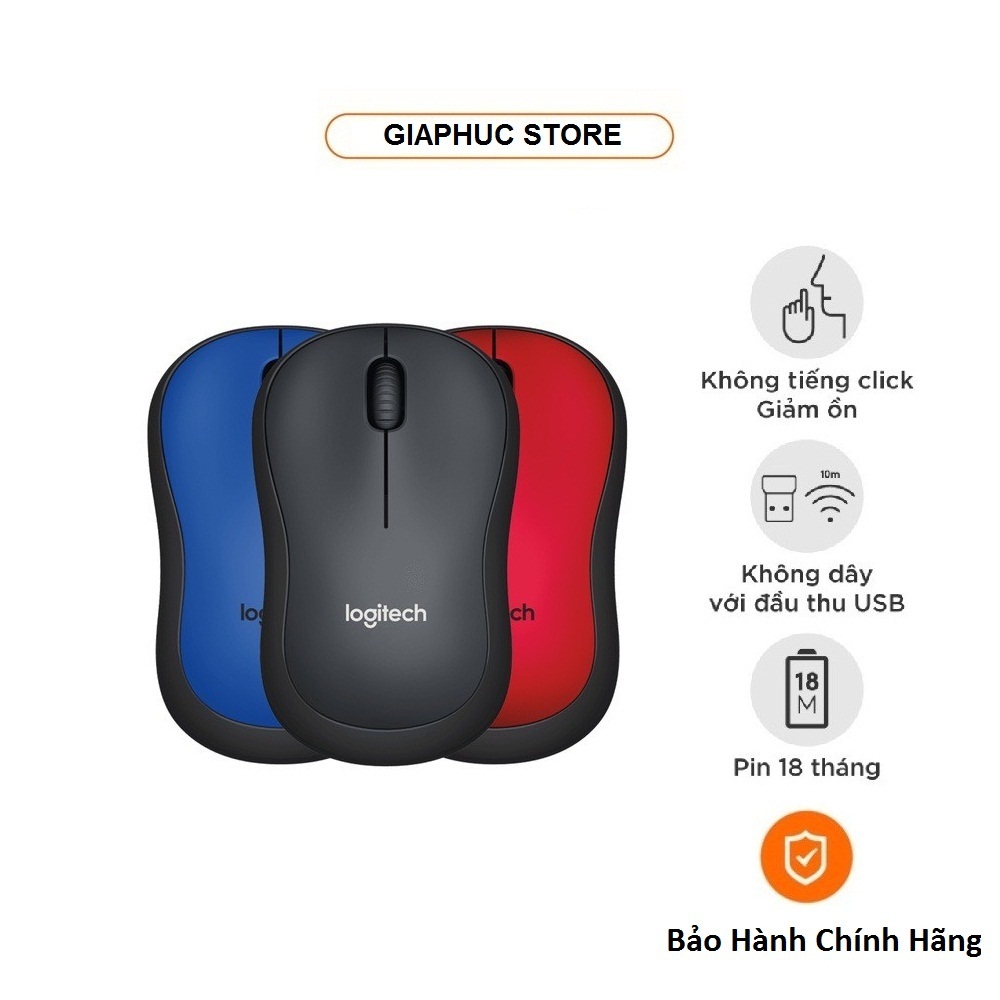 Logitech M221 Wireless Computer Mouse (Dark Gray) - Genuine | Shopee ...