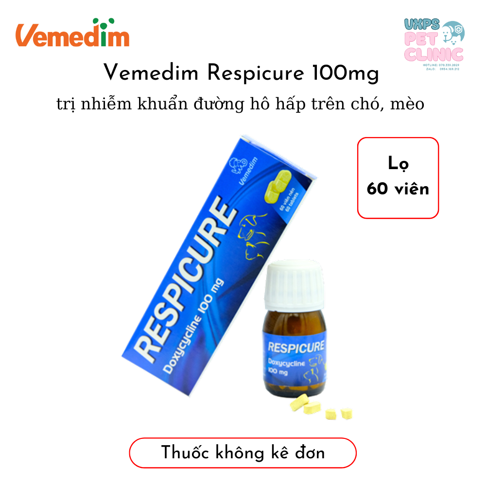 Vemedim Respicure - Treats Respiratory Infections in Dogs and Cats ...
