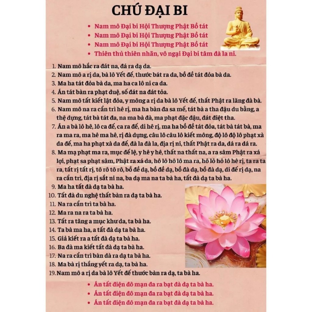 Basic Buddhist Sutras, Great Compassion Mantra, Buddhist Sutras for ...
