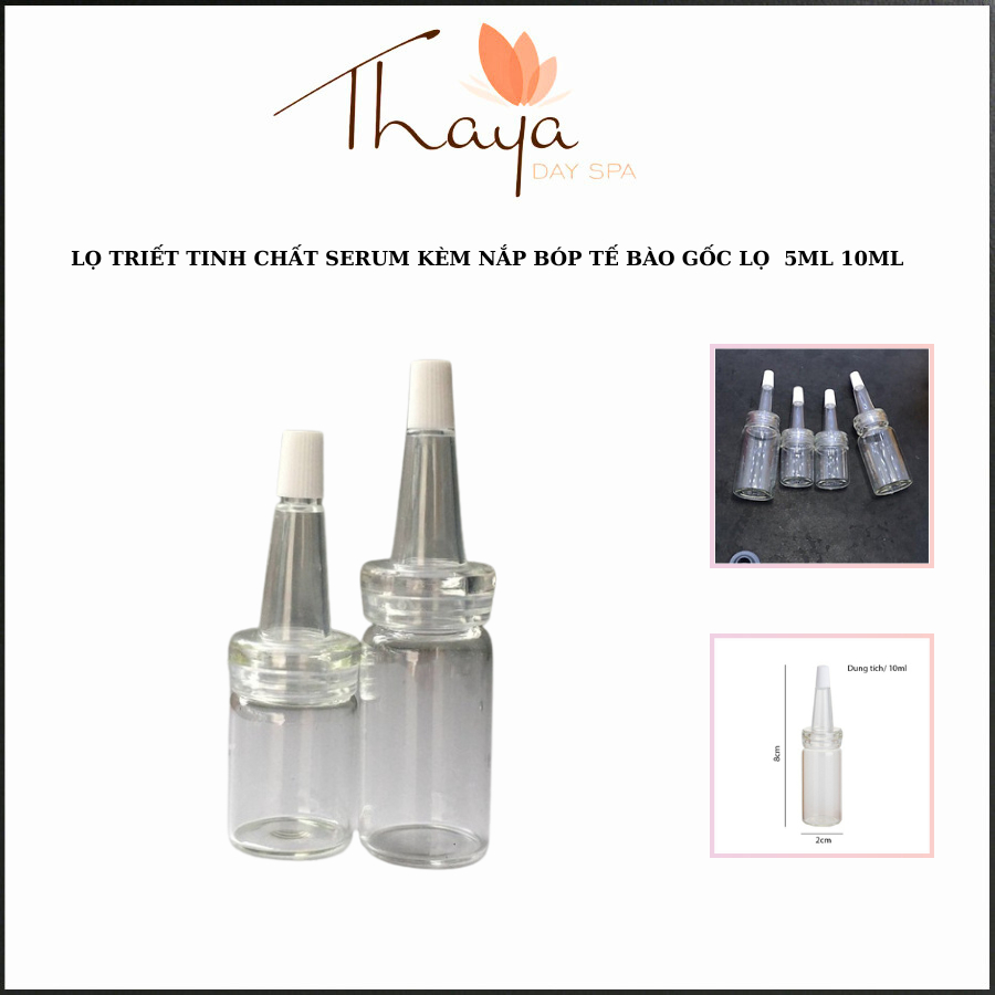 Glass Jar 5ml 10ml | Stem Cell Extraction Bottle with Squeeze Cap ...