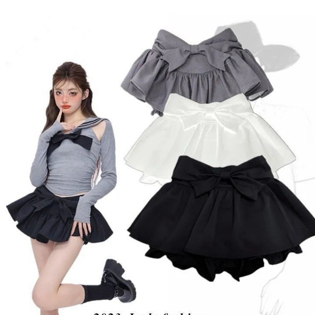 FLOWER BOW SKIRT IN THE BEST CV2 | Shopee Philippines