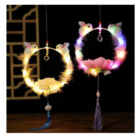 Jade rabbit mid-autumn lamp - dragon lamp - hottest fox mask in 2024 ...