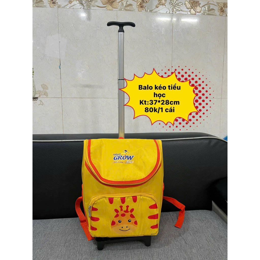 Abbott grow Yellow Backpack (Detachable Pull Lever) | Shopee Philippines