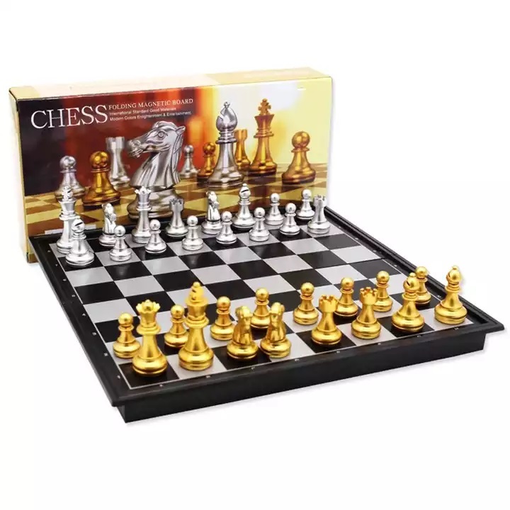 Genuine Begor Convenient Folding Magnetic Chess Set | Shopee Philippines