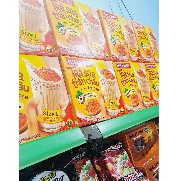 Taiwanese standard pearl milk tea (box of 4 servings) large size ...