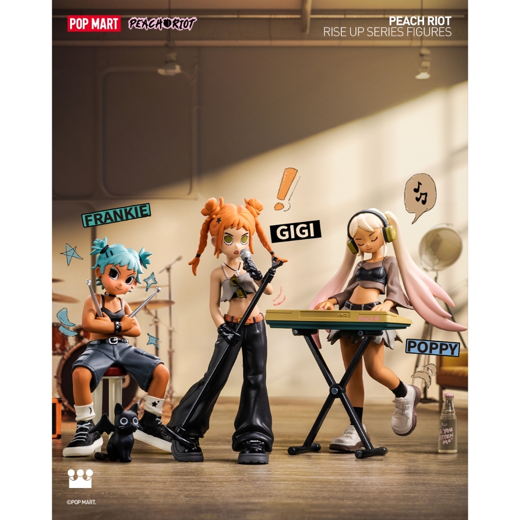 Genuine POPMART Peach Riot Rise Up Series Gifts, Toys, Decorative ...