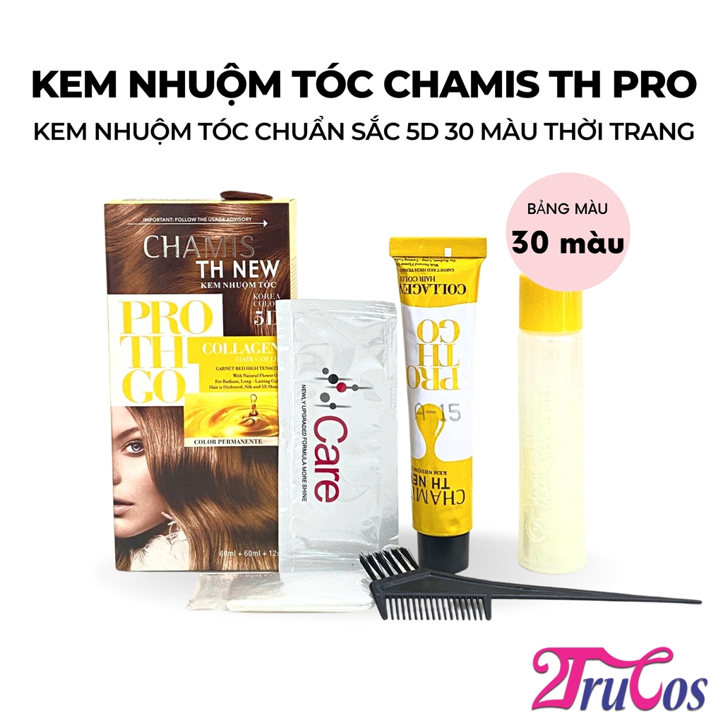 Chamis TH New Pro Collagen Hair Color 5D Hair dye cream 60ml (hotrend ...