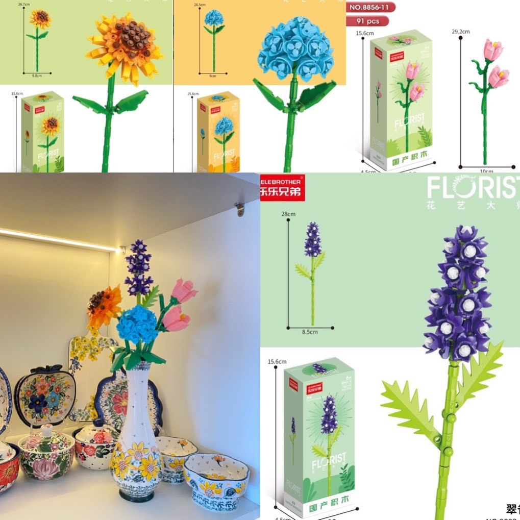 Lego flower branch assembly set | Shopee Philippines