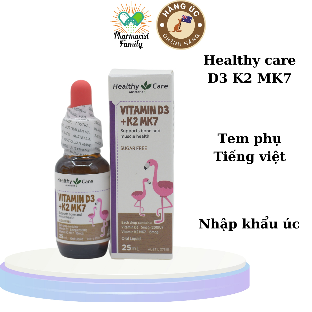 Vitamin D3K2 MK7 Australia Healthy Care enhances immunity, increases ...