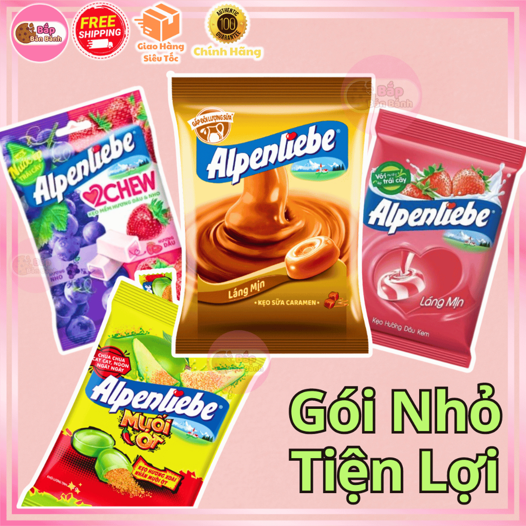 Alpenliebe Candy Mango Salt and Chili Flavor, Caramel Milk Flavor ...