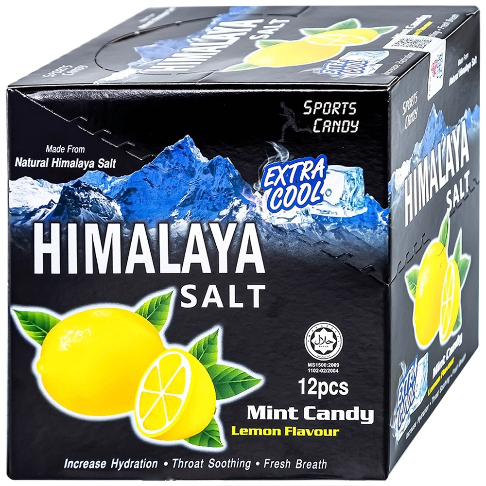 Himalaya SALT Lemon Candy Box Of 12 Packs (1 Pack Of 6 Tablets ...
