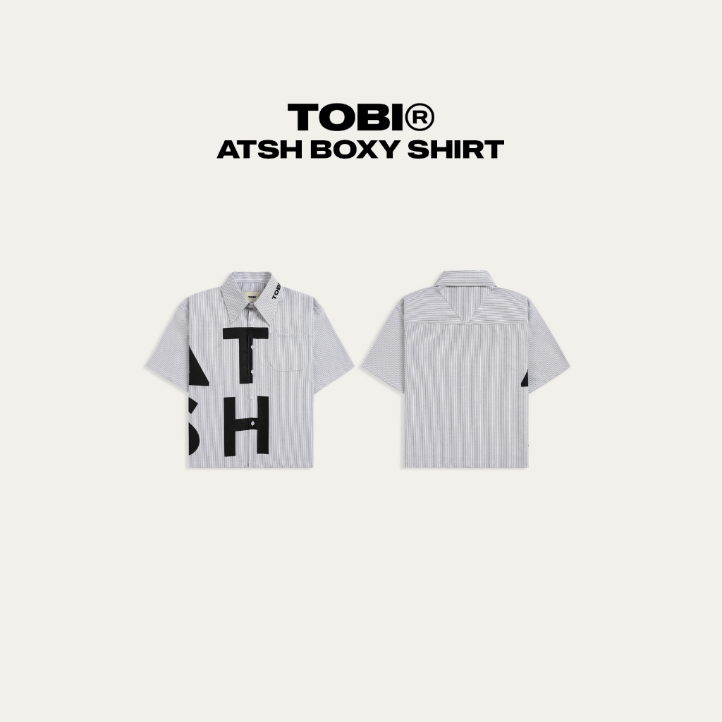 Atsh TOBI Boxy Shirt | Shopee Philippines