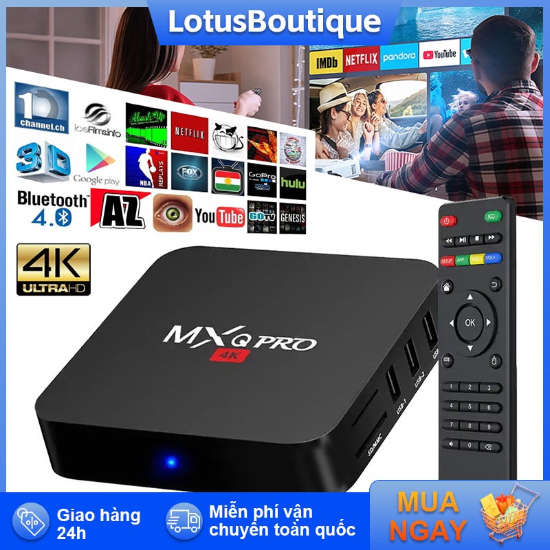 Android TV Box MXQ Pro Version 16G+256GB Wifi 5G Smart TV Box | Shopee ...