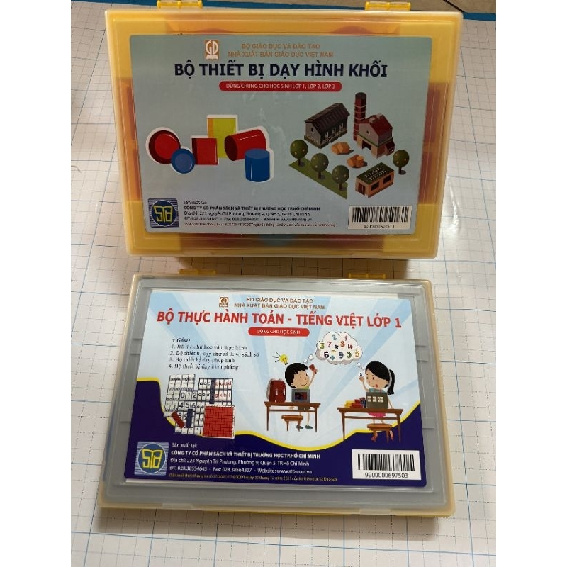Grade 1 Math and Vietnamese Practice Set with Shapes (HCMC) | Shopee ...