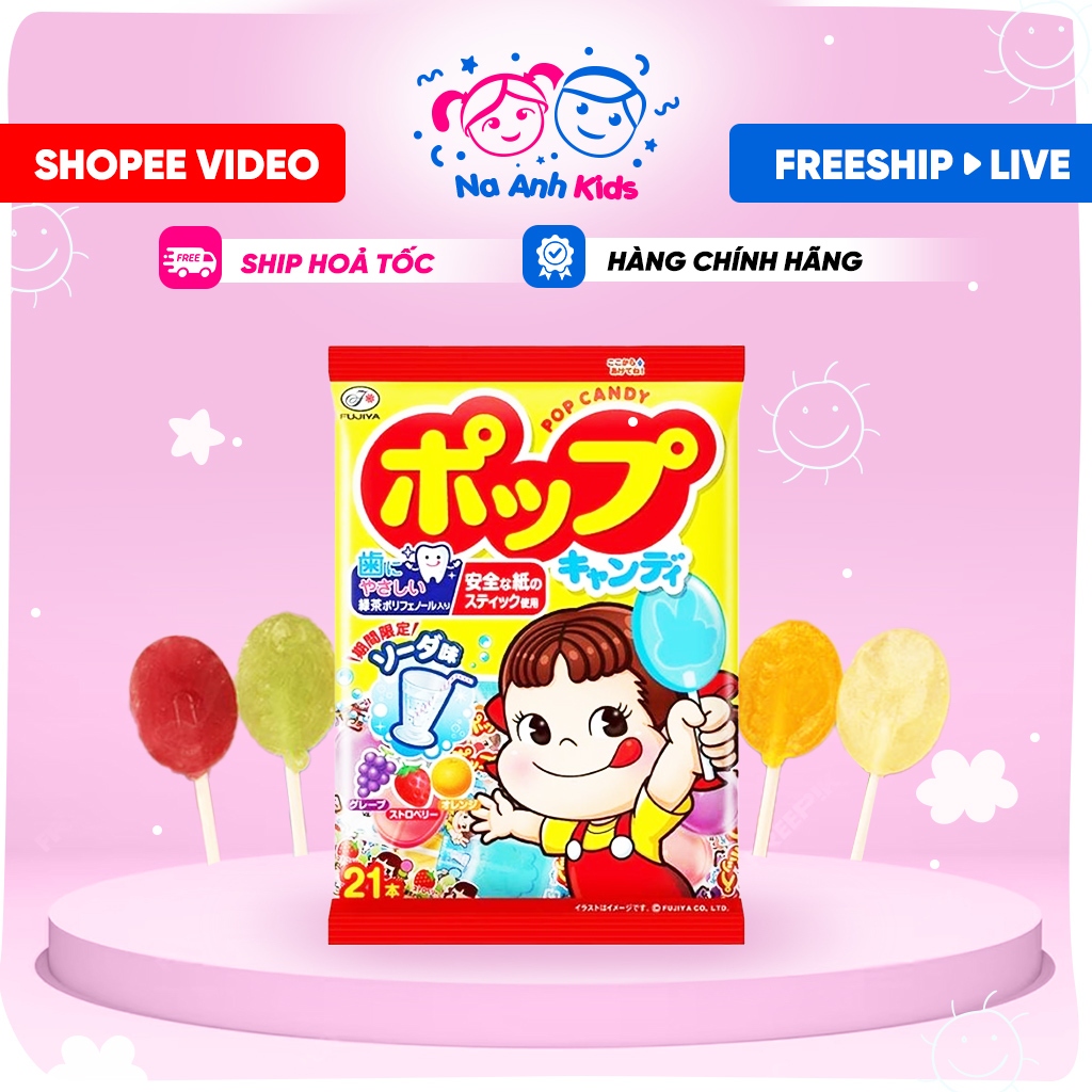T5 [May 2026] Fujiya fruit lollipops Anti-cavity for children Domestic ...