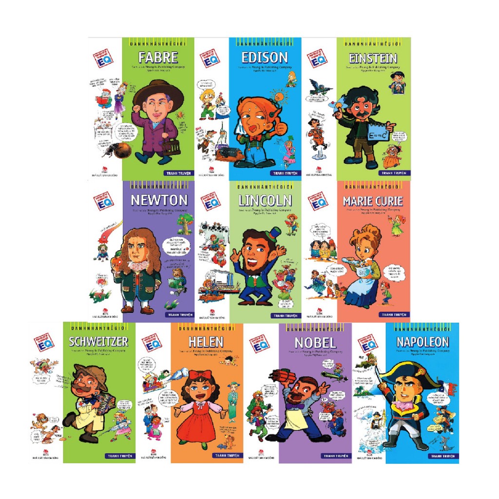 Kim Dong Books - World Famous People (Set of 10 Books - Inspire ...
