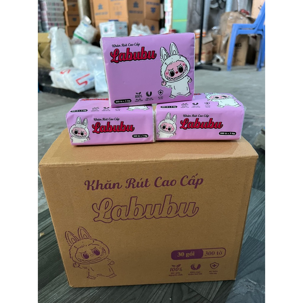 30 Packs LABUBU Draw Paper 300 Sheets / Pack - 3 Premium Layers ...