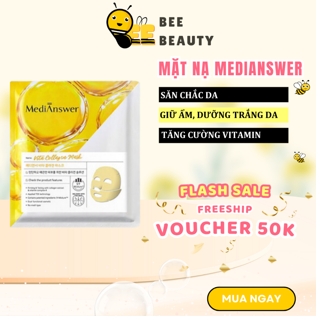 Collagen jelly mask vitamin A, B, C and E Medi Answer Vita Collagen ...