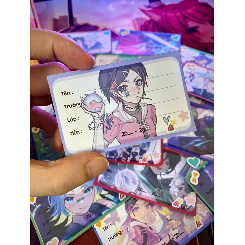 Valorant Agents Notebook Label In Game Valorant Super Cute (combo 12 ...