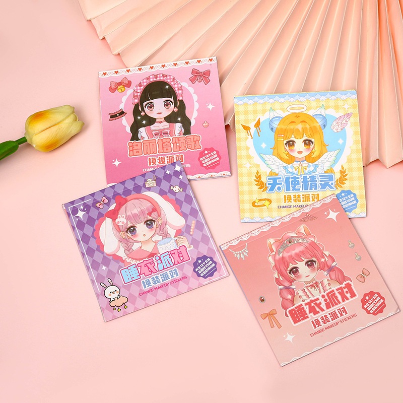 Stickers Makeup Change Princess Peeling Stickers Stiker DIY Crafts For ...