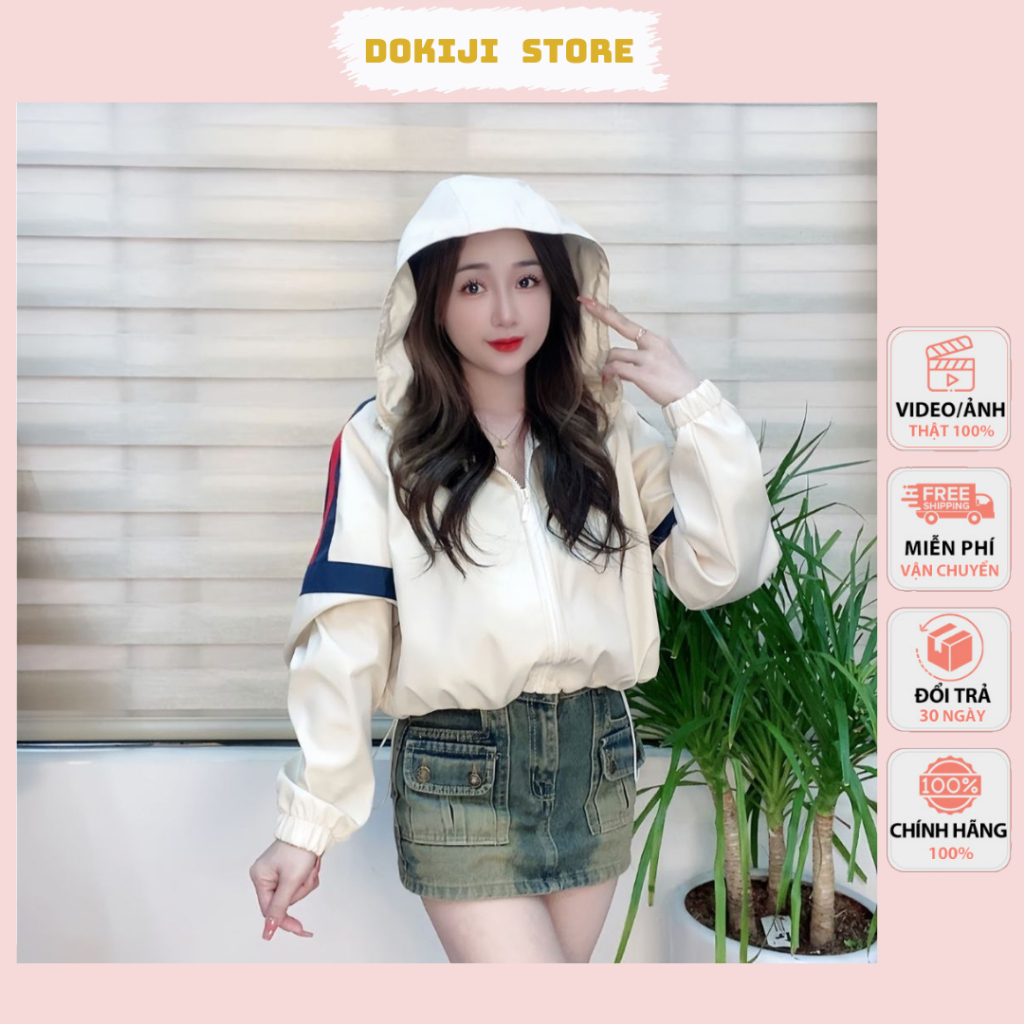 Lovely 2-Layer Female Mezzanine Windbreaker With Thick Color Scheme ...