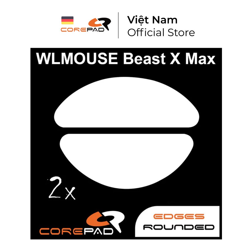 Feet mouse PTFE Corepad Skatez PRO WLmouse BEAST X MAX Wireless (2 sets ...