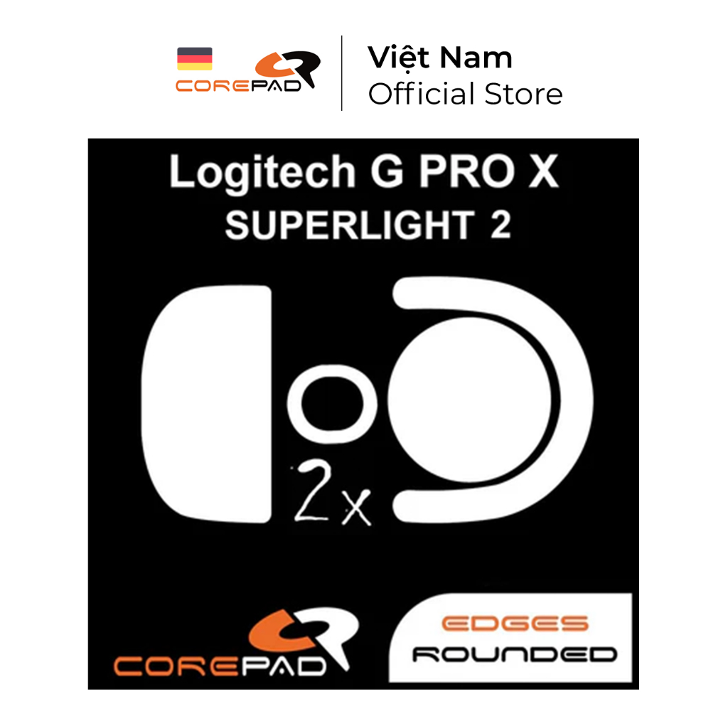2 Sets of PTFE Corepad Skatez PRO Logitech G PRO X SUPERLIGHT 2 ...