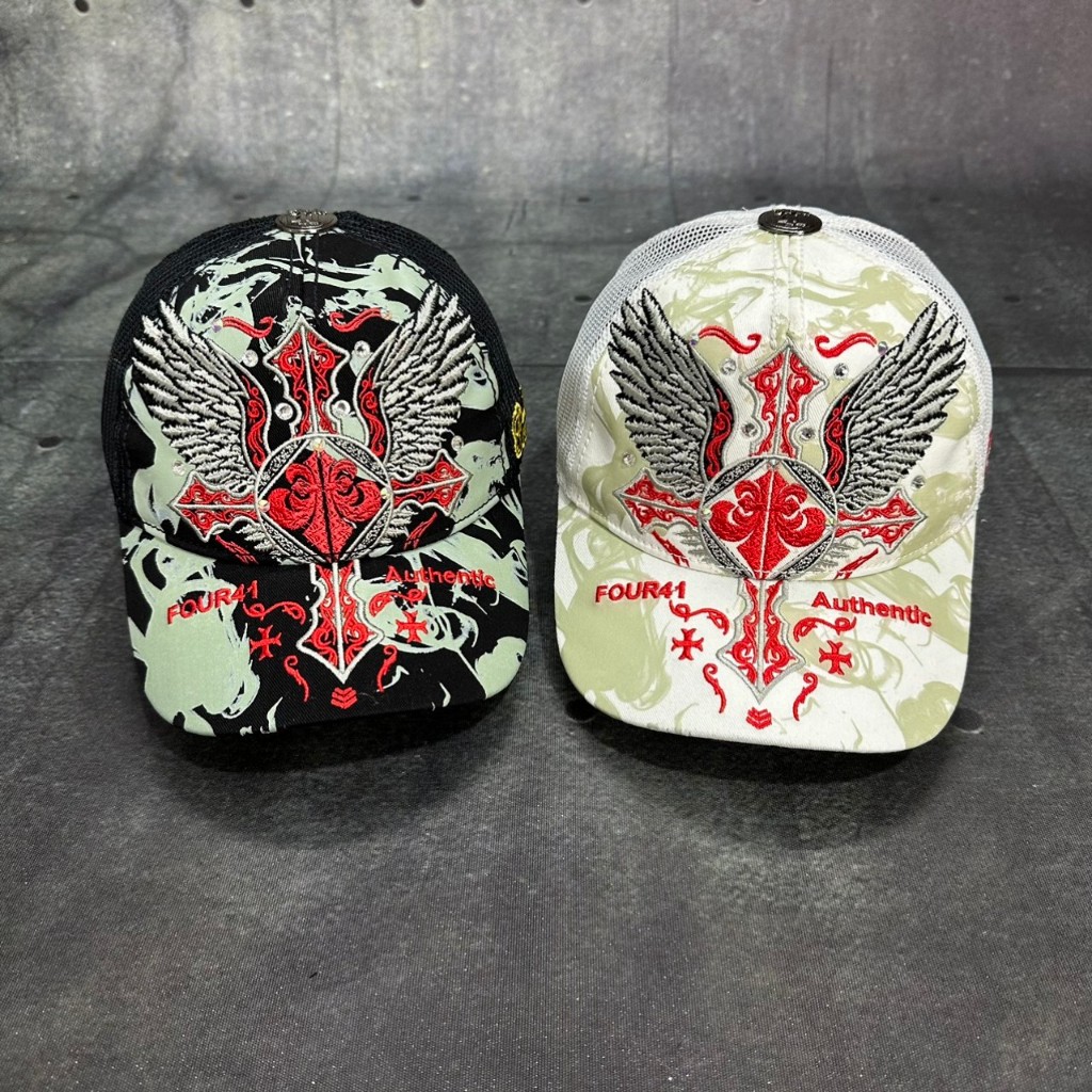 Mr. Dia hat four 441 bird wing cross with genuine stone buckle | Shopee ...