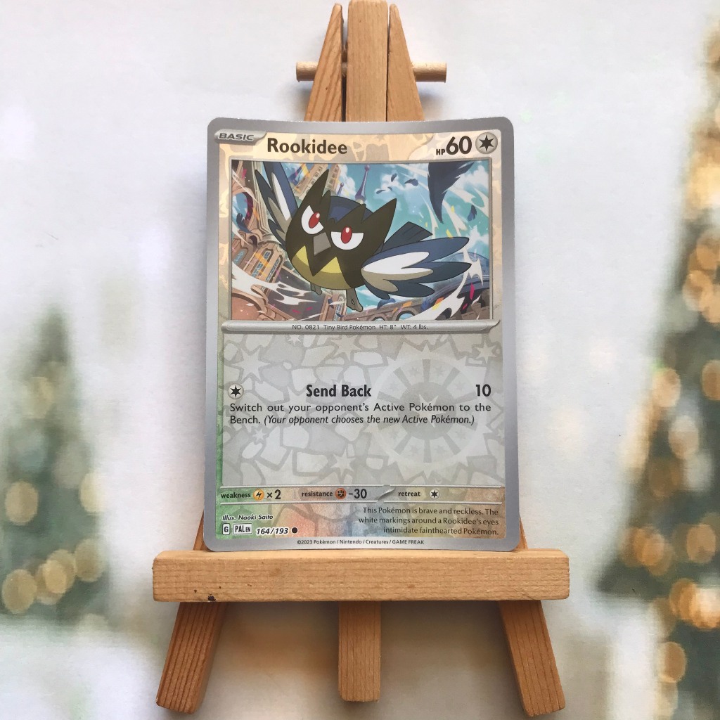 Pokemon Rookidee 164 / 193 - Scarlet & Violet odd card: Paldea Evolved ...