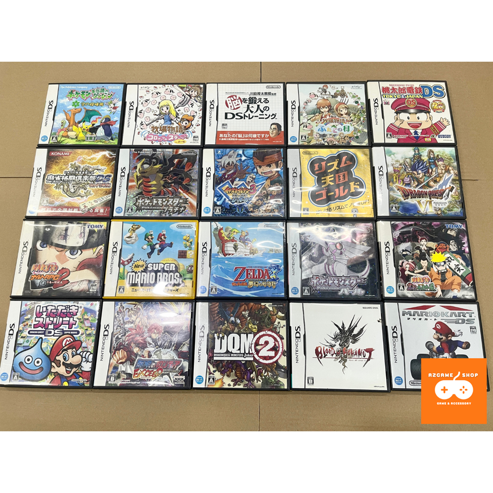 Compilation of Nintendo DS Games with JP System Box in Good Use LIST 1 ...