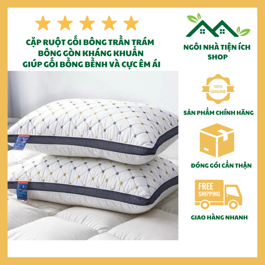 bag Intestines of quilted cotton pillow with quilted and smooth white ...